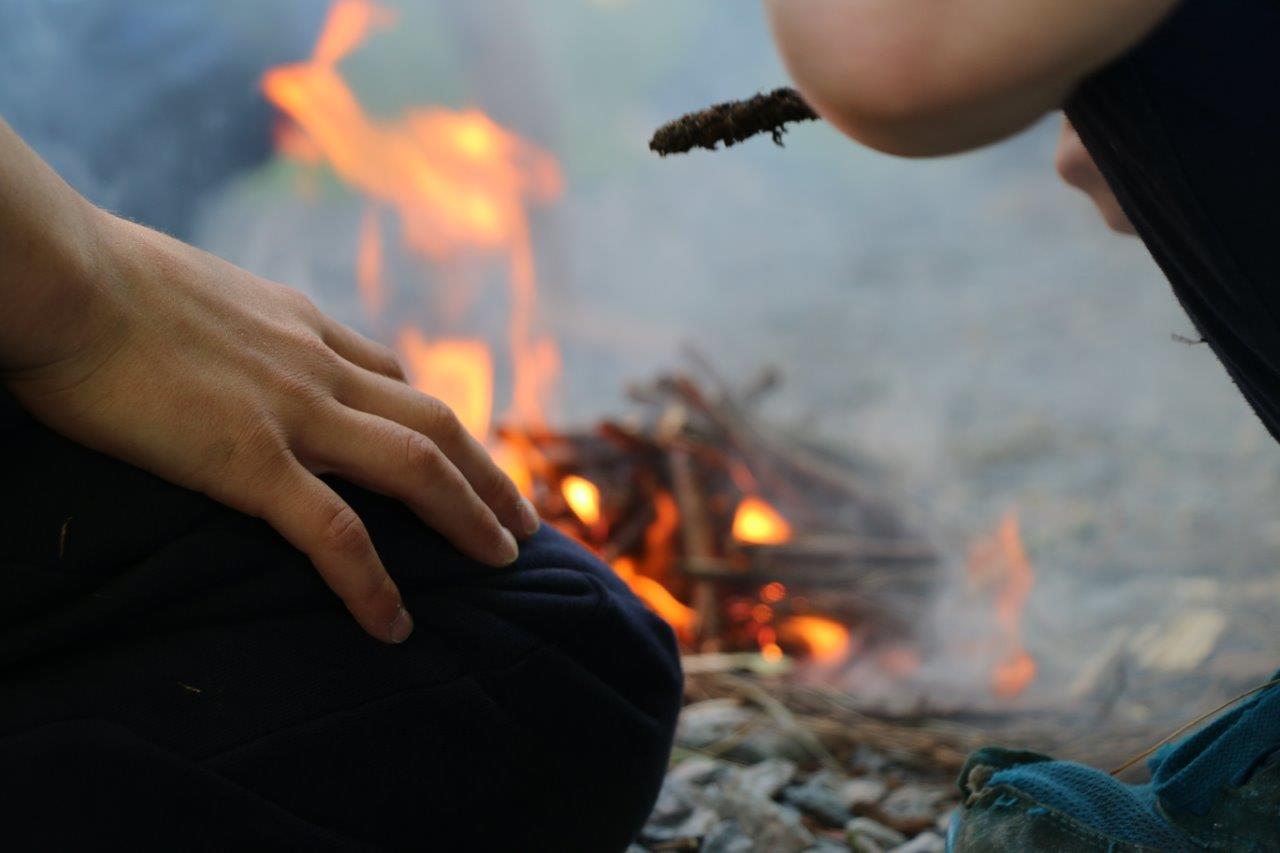 Lockers Park | Making fire - Lockers Park
